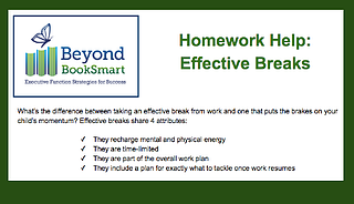 Executive Function Infographics & Resources | Beyond BookSmart